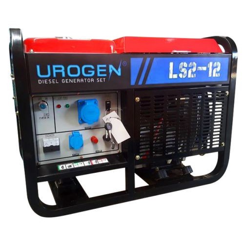 เครื่องปั่นไฟดีเซล 11 KW UROGEN รุ่น LS2-12 16.76 แรงม้า (2 สูบ) ไฟ 220V สตาร์ทกุญแจ - เจ้าสัวเกษตร
